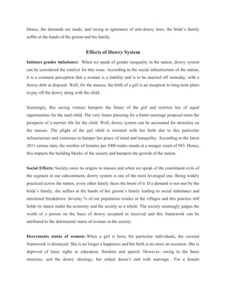 Dowry system of Bangladesh | DOC