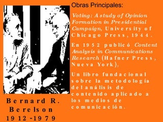 Sociologia De La Comunicacion. | PPT