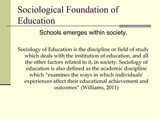 sociological-foundation report.ppt