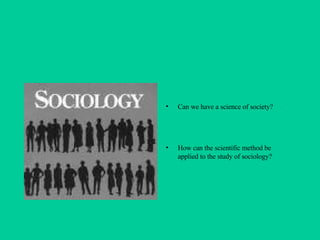 Sociological Questions | PPT