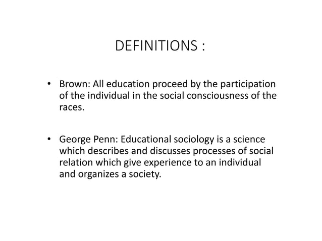 Sociological bases of education ppt (1) | PPTX
