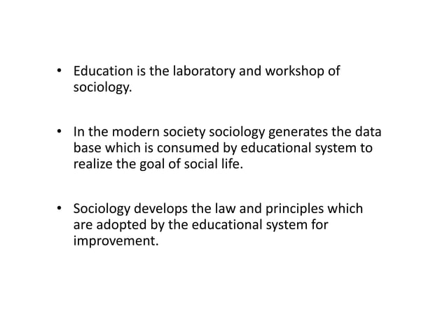 Sociological bases of education ppt (1) | PPTX