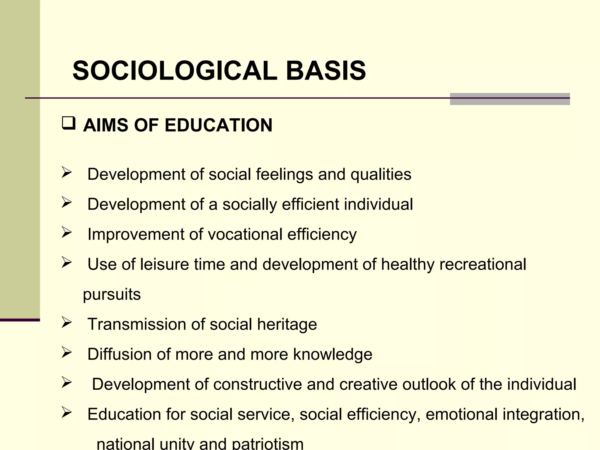 Sociology : Sociological foundation | PPT