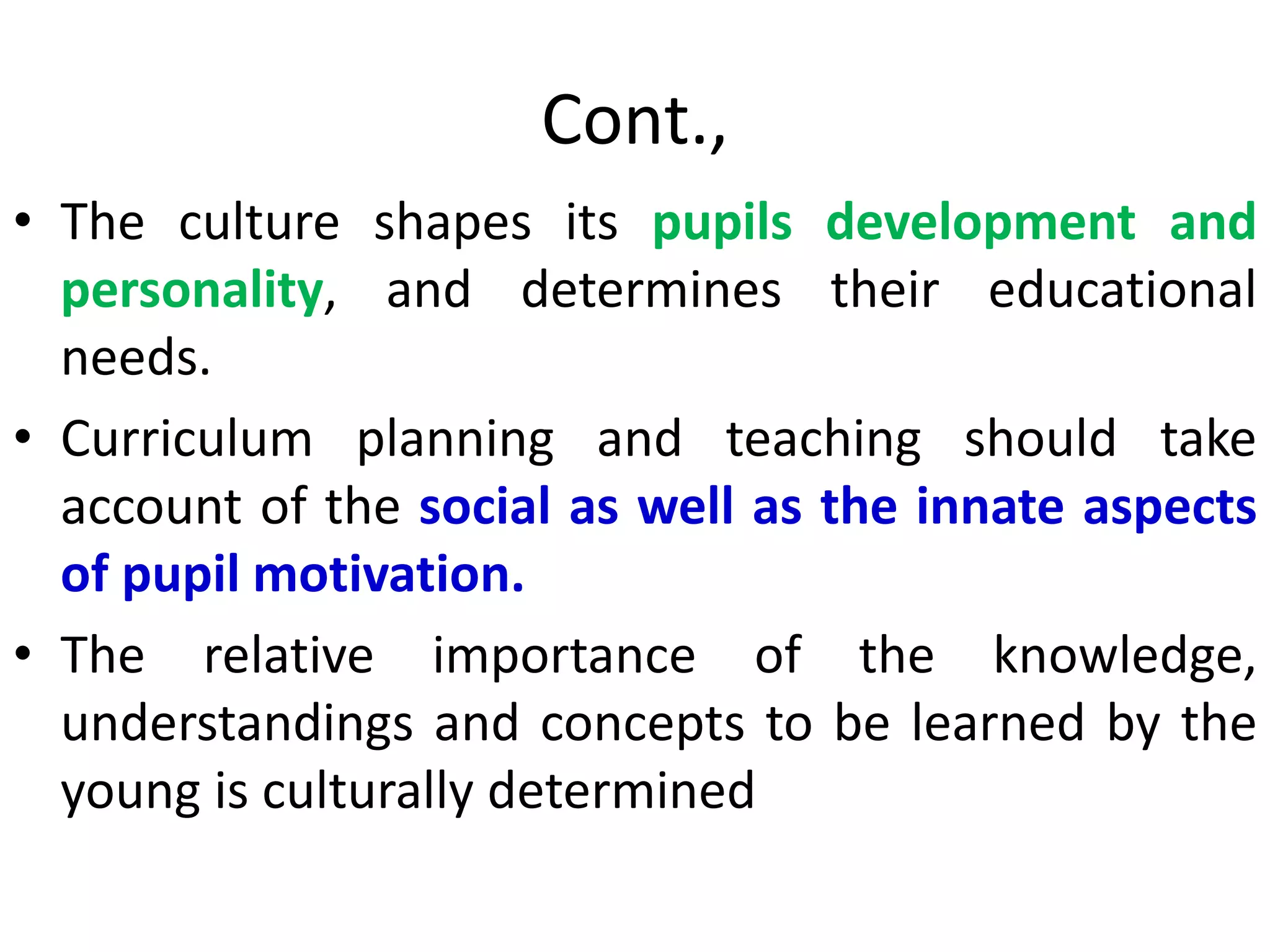 Sociological foundation of curriculum | PPTX