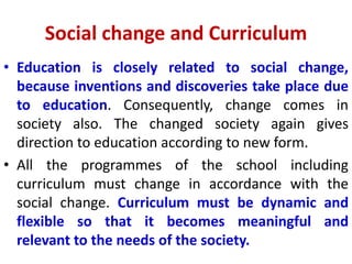 Sociological foundation of curriculum | PPTX