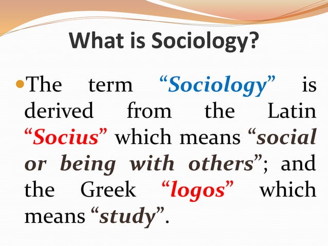 Sociological foundation of education | PPTX | Education