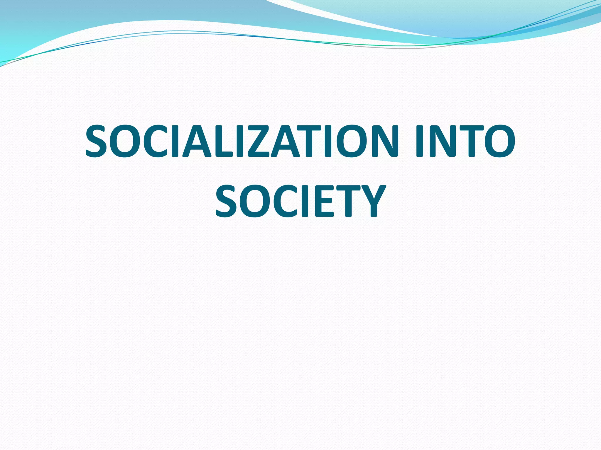 Sociological Foundations of Education--Sociology and the Socialization ...