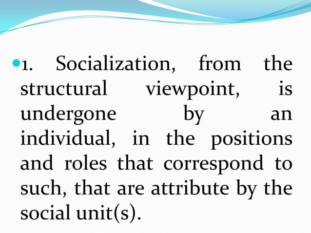 Sociological Foundations of Education--Sociology and the Socialization ...