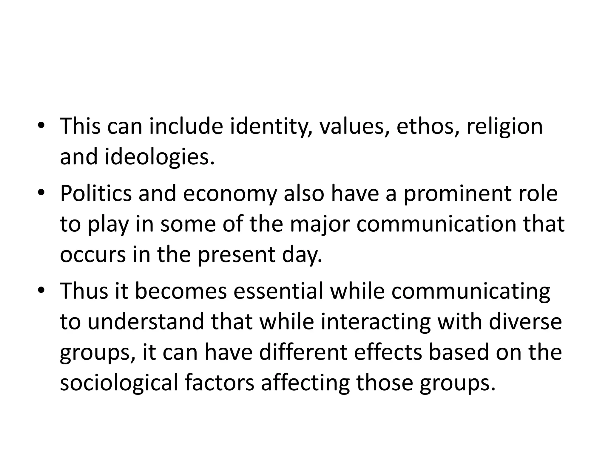 Sociological model of communication | PPTX
