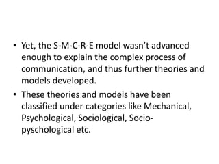 Sociological model of communication | PPTX