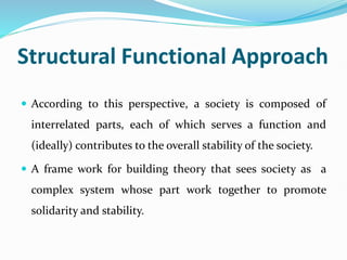 Understanding Sociological perspectives pptx. | PPTX