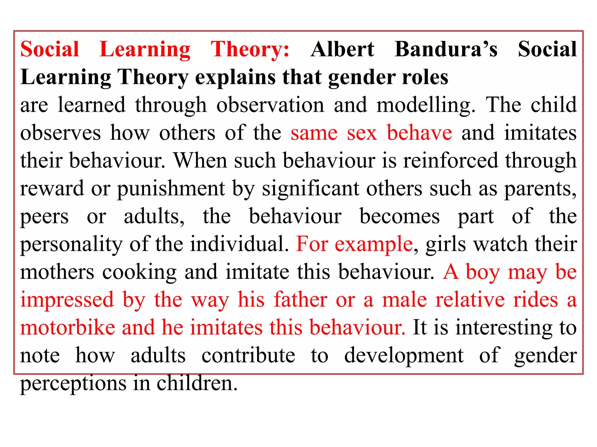 Sociological perspectives of gender | PPTX