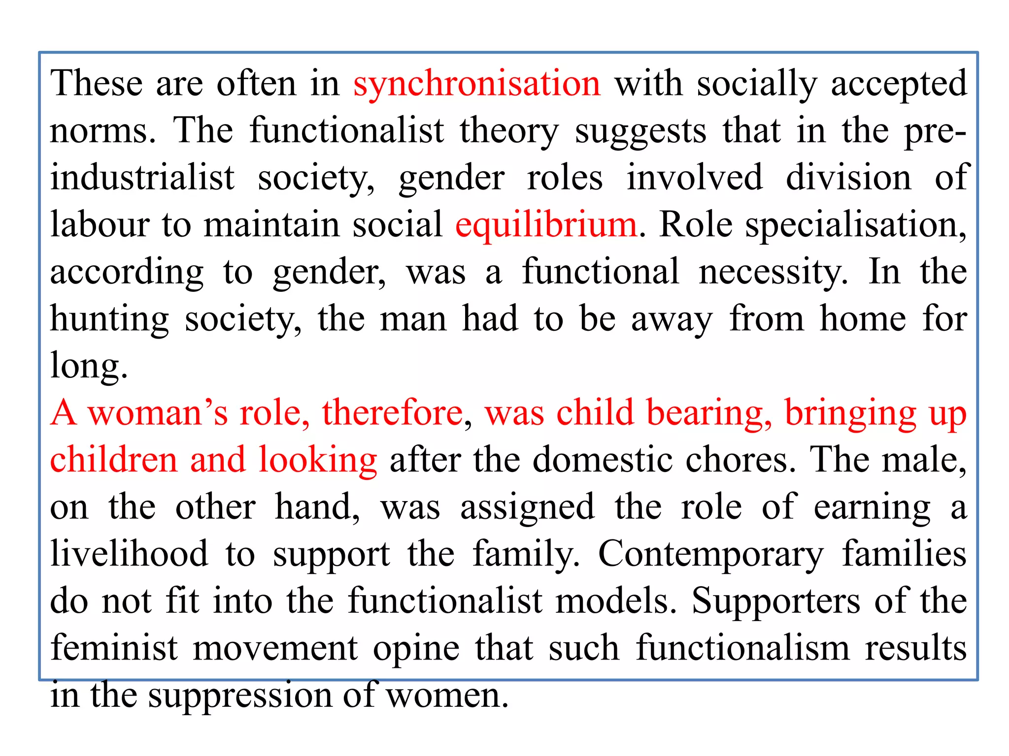 Sociological perspectives of gender | PPTX