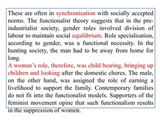 Sociological perspectives of gender | PPTX