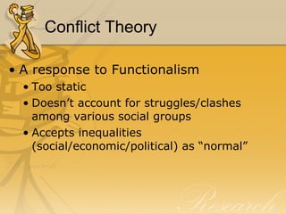 Sociological theories of education (transmission) | PPT