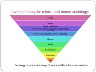 Introducing Sociology (1 of 2) | PPTX
