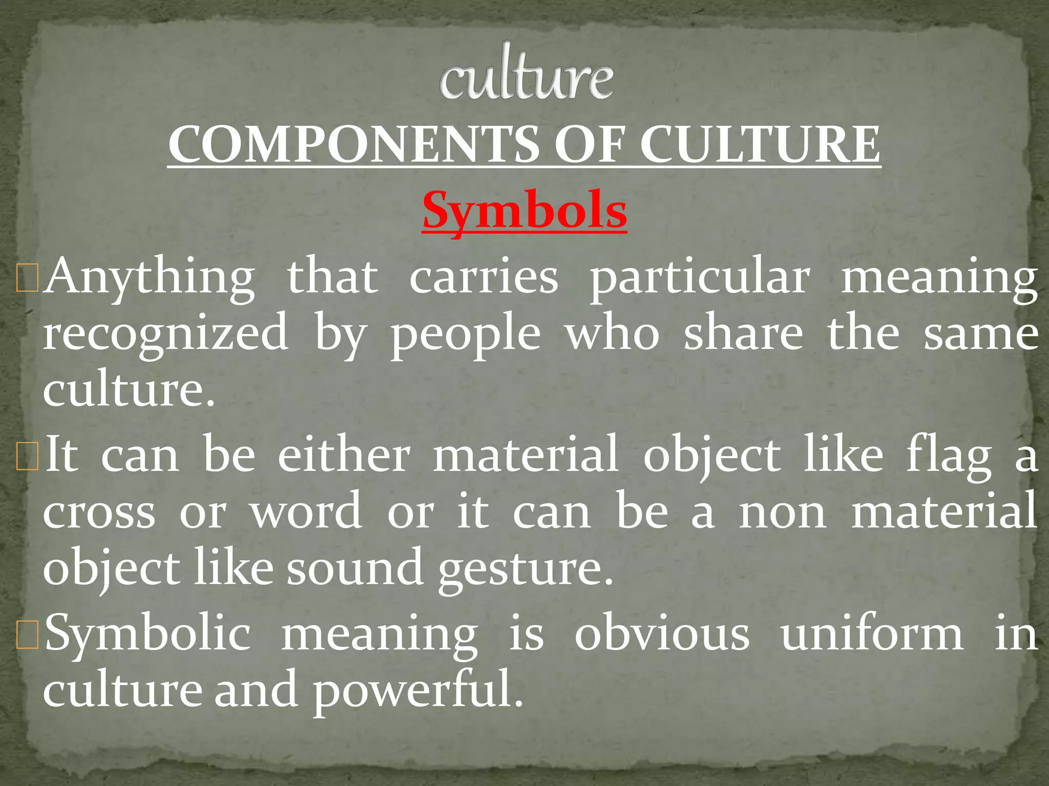 Sociology: culture | PPTX