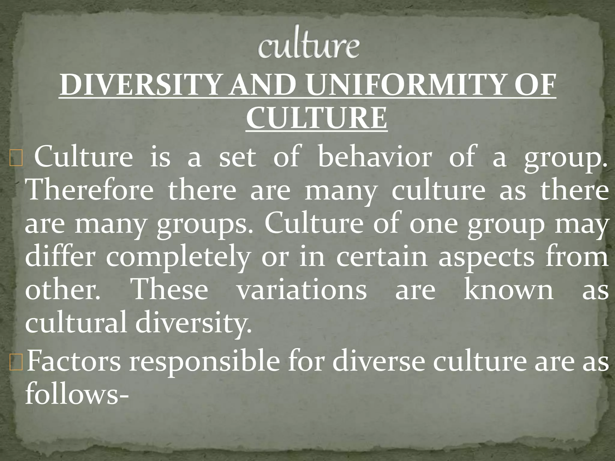 Sociology: culture | PPTX