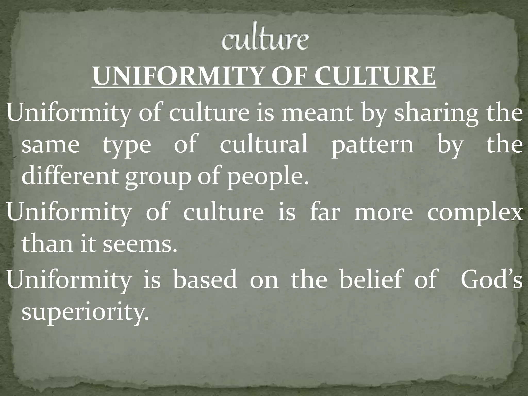 Sociology: culture | PPTX
