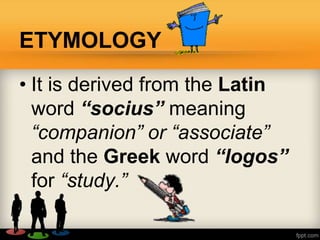 Sociology: Definition | PPTX