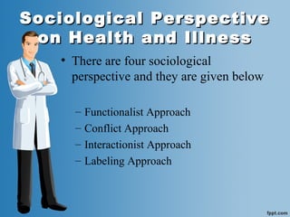 Presentation on Health and Medicine (sociology) | PPT