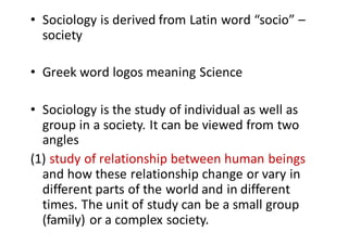 Sociology | PDF