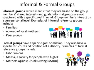 Social Groups in Sociology | PPTX