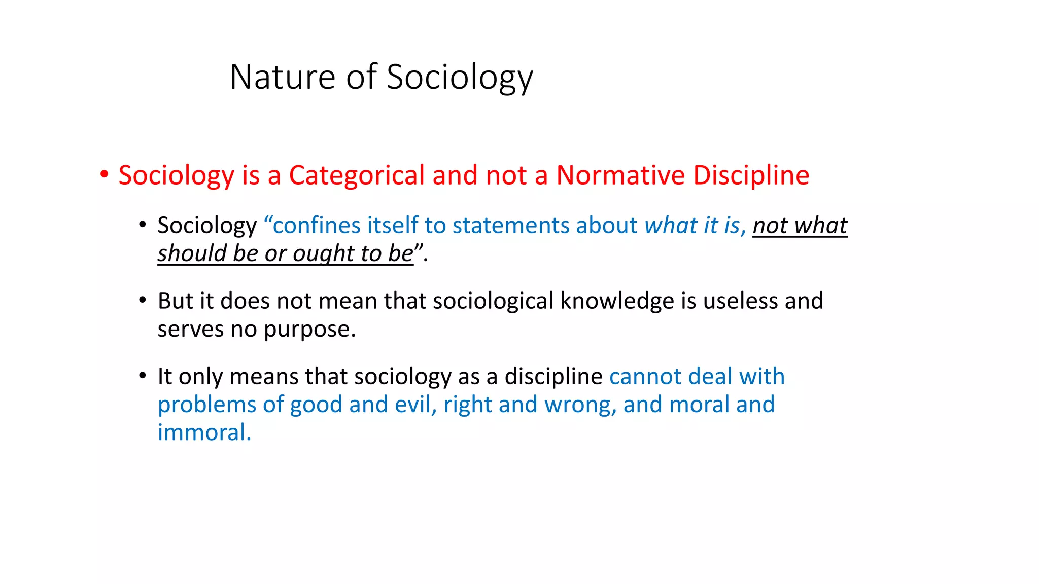 Introduction to Sociology | PPTX
