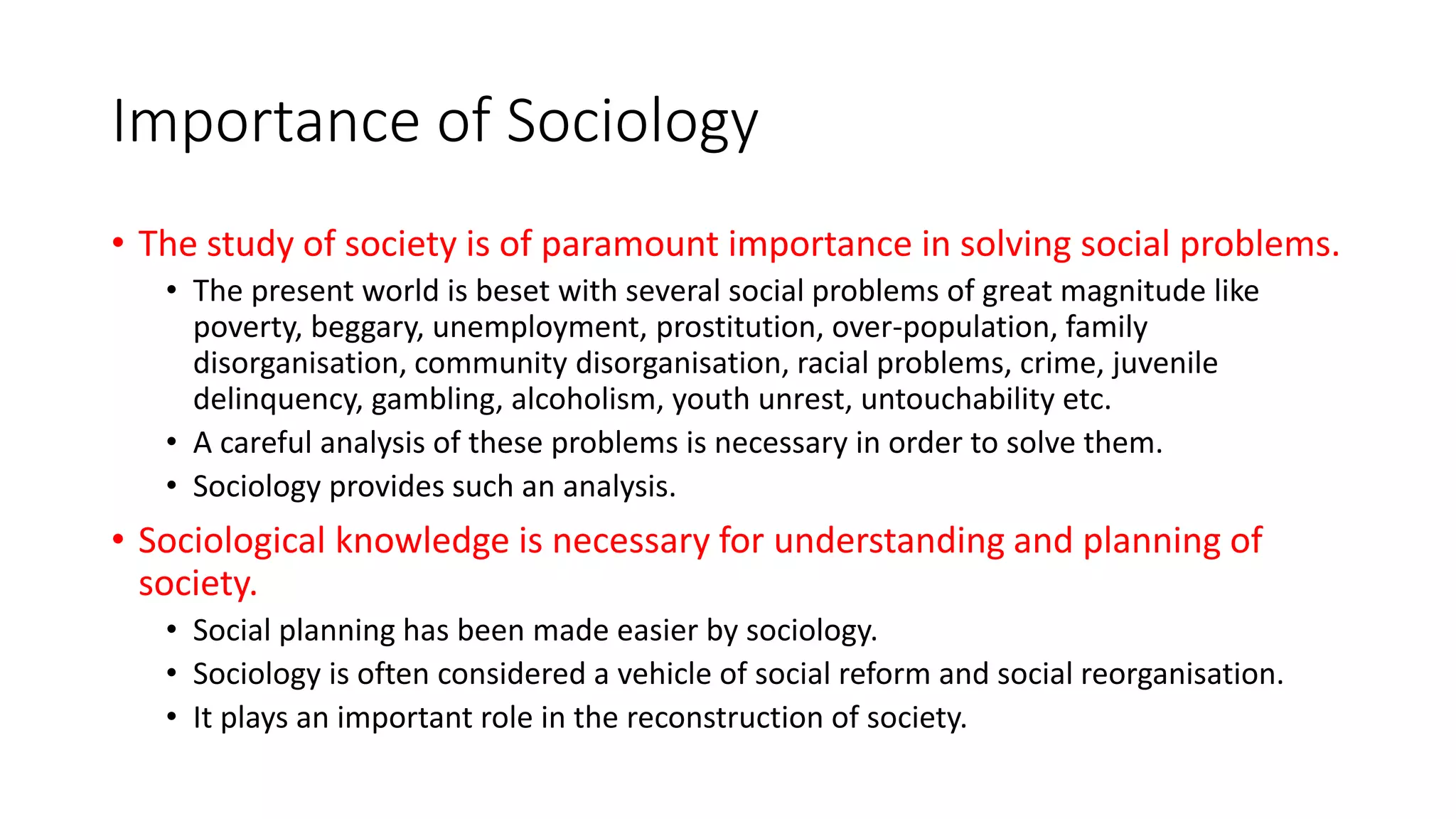Introduction to Sociology | PPTX