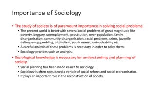 Introduction to Sociology | PPTX