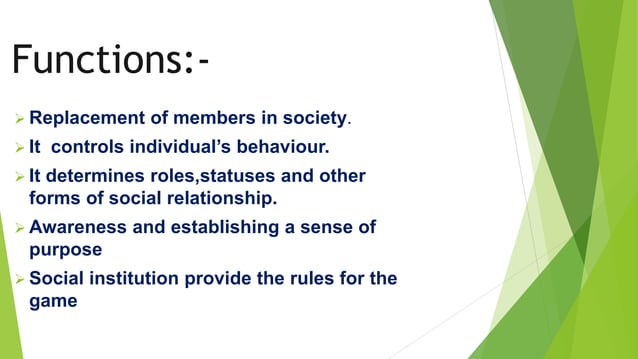 SOCIAL INSTITUTIONS | PPT