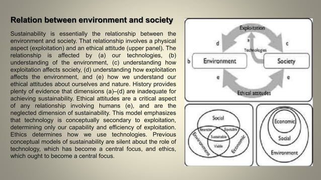 Relationship between environment and society | PPTX | Geography | Science