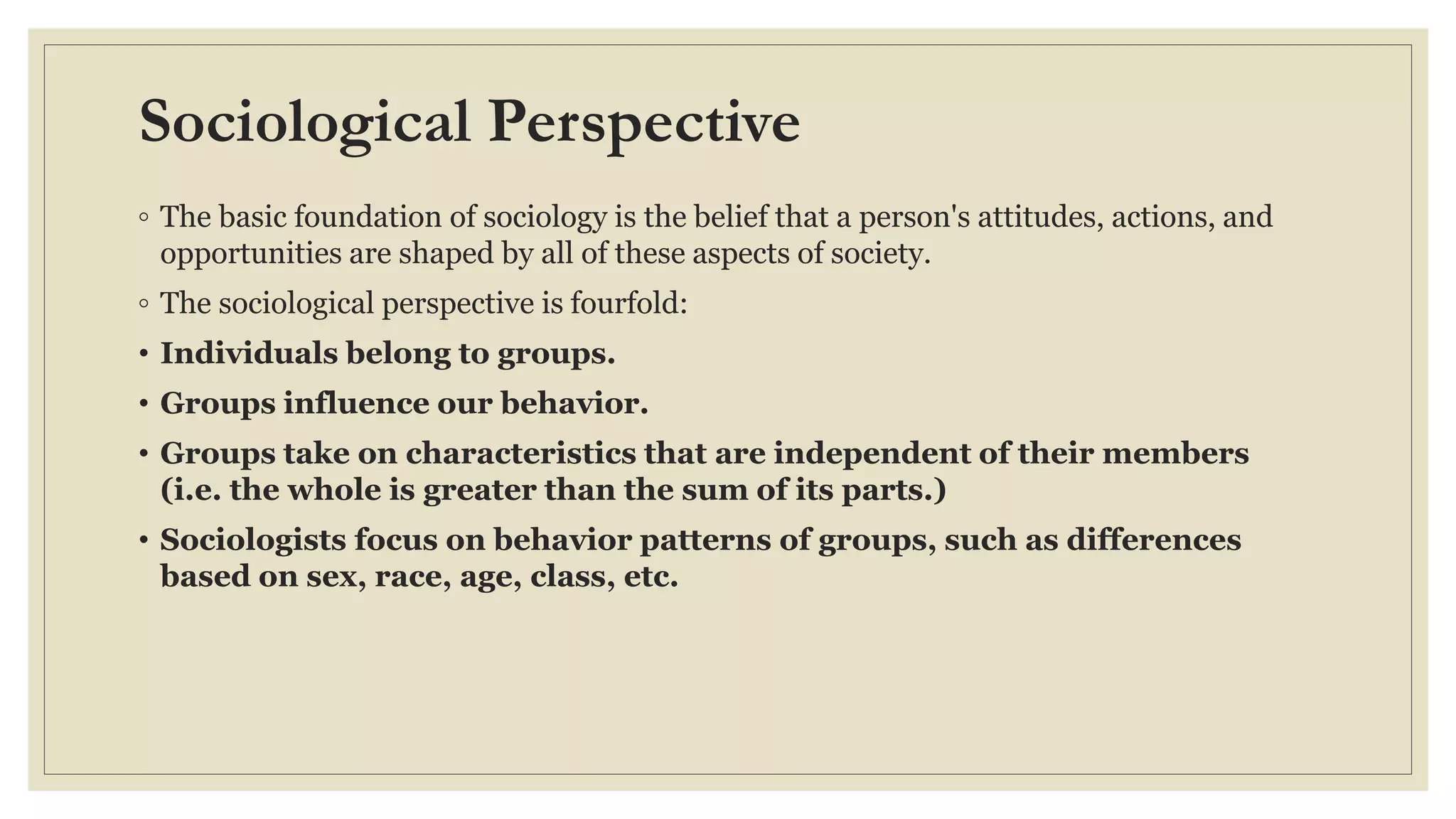 SOCIOLOGY.pptx | Science