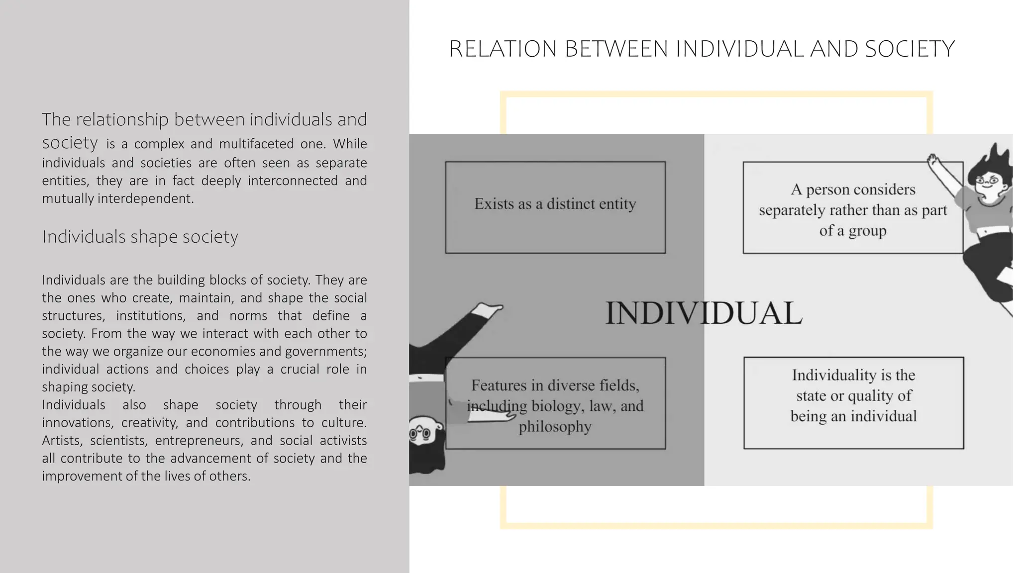 Society Concept, Meaning and Definition Approaches-Individual and ...