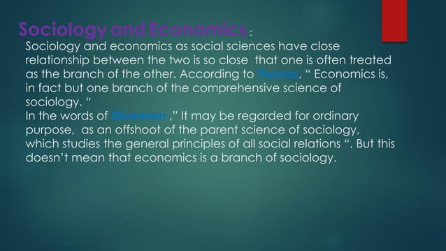 Sociology and-economics | PDF | Business | Business and Finance