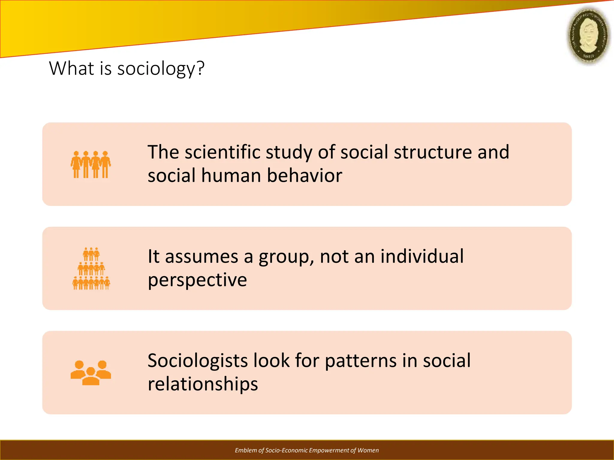 Sociology Chapter 1 Introduction to Sociology | PPTX