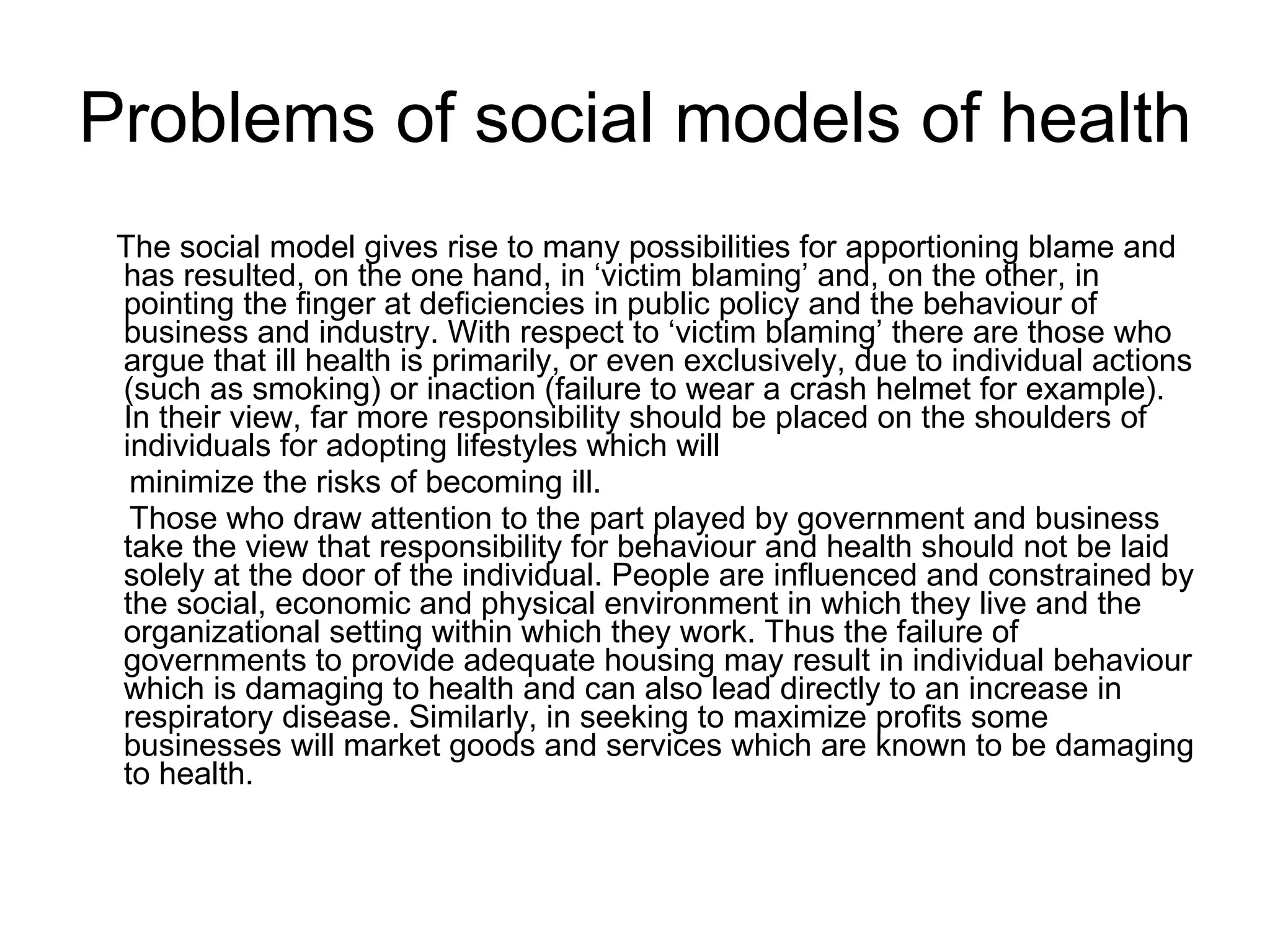 Sociology Of Health And Illness | PPT