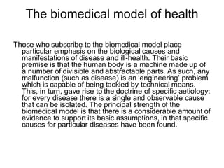 Sociology Of Health And Illness | PPT
