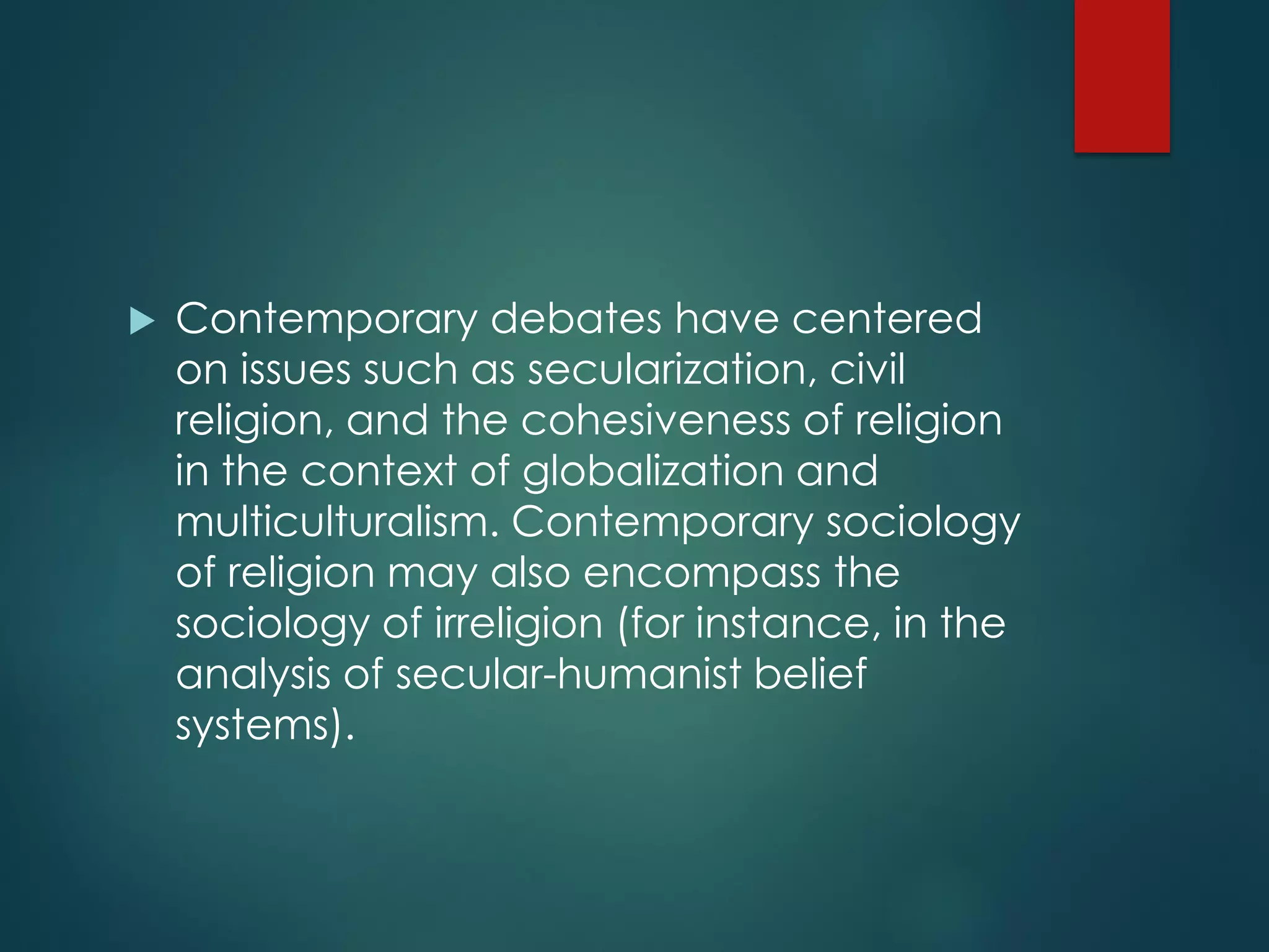 Sociology of-religion | PDF