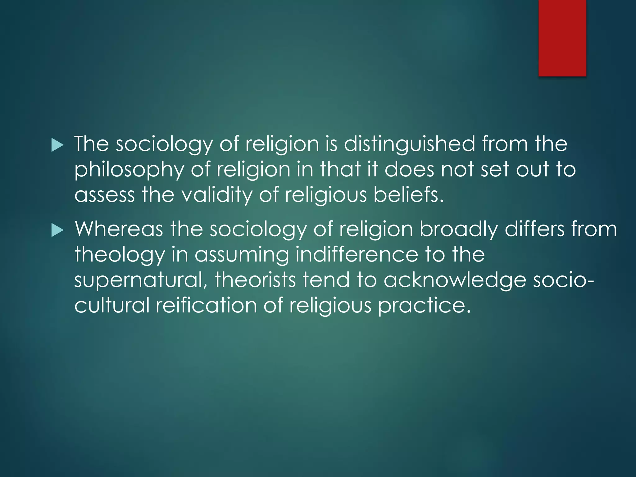 Sociology of-religion | PDF