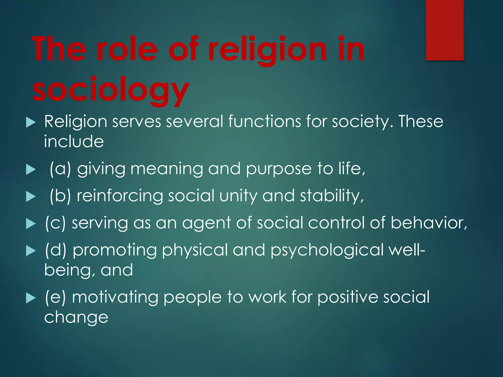 Sociology of-religion | PDF
