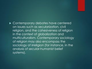 Sociology of-religion | PDF