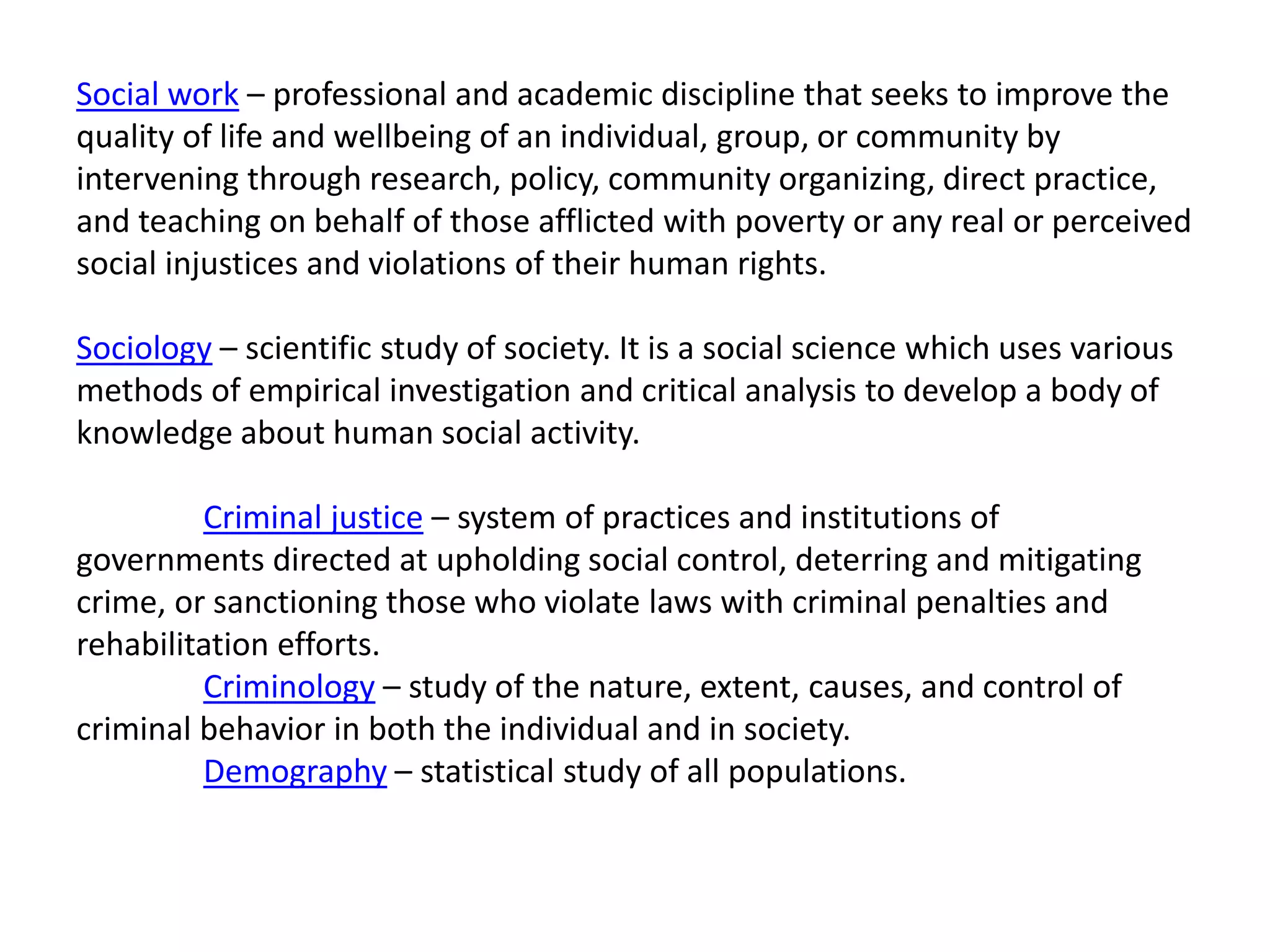 Sociology ppt | PPTX