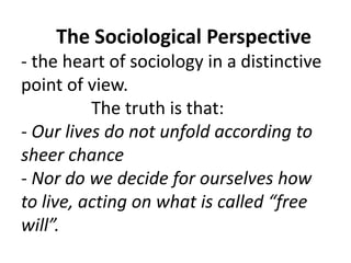 Sociology ppt | PPTX
