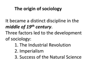 Sociology ppt | PPTX