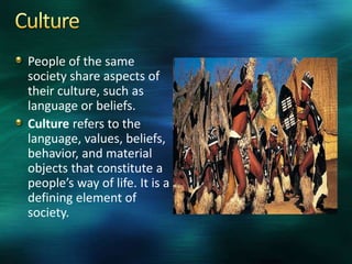 Sociology - Unit 2: Society and Culture, Part I - Review | PPSX