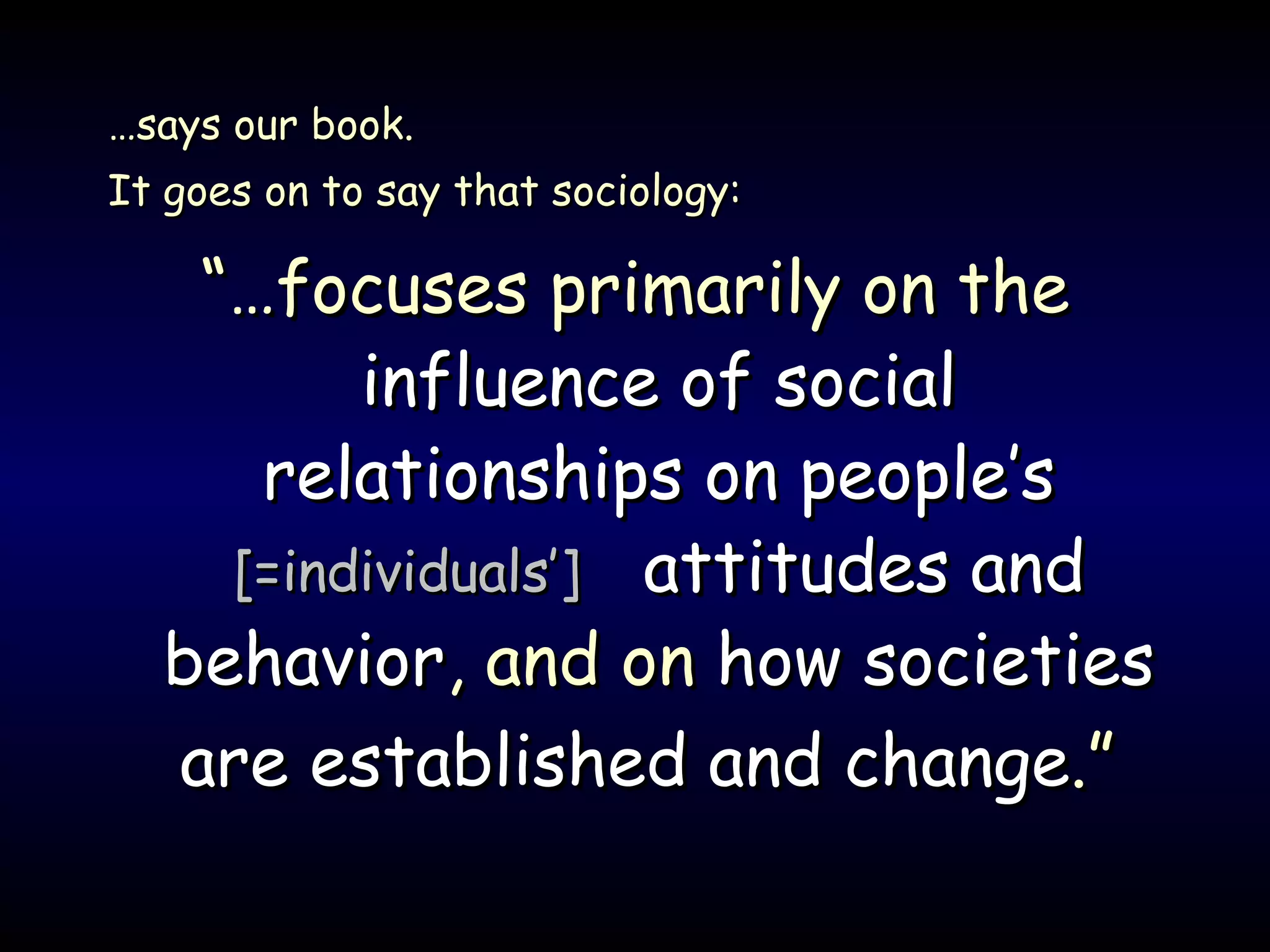 Sociology, the science - a brief outline | PPT