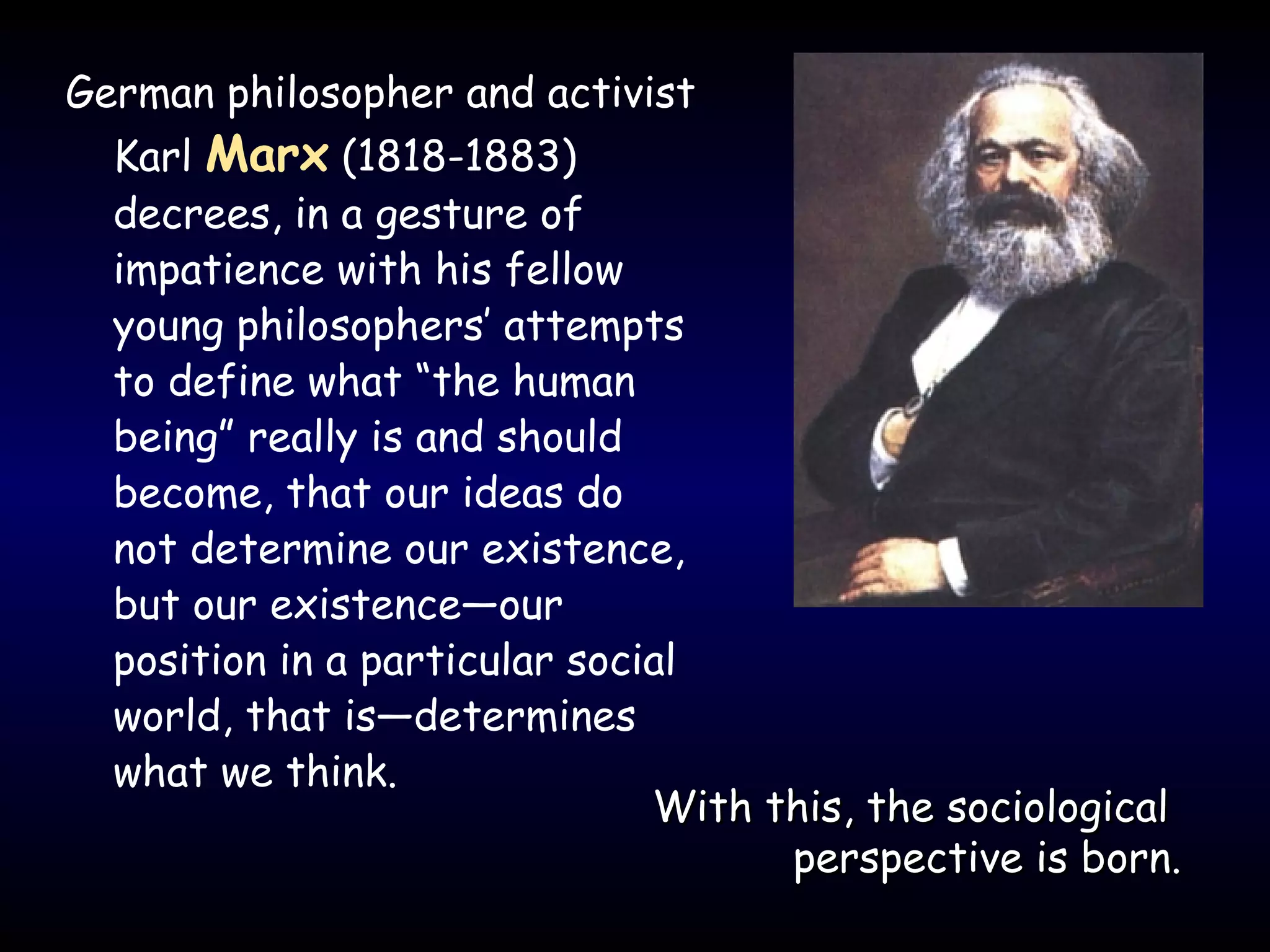 Sociology, the science - a brief outline | PPT