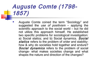 Sociology the sociological perspective | PPT