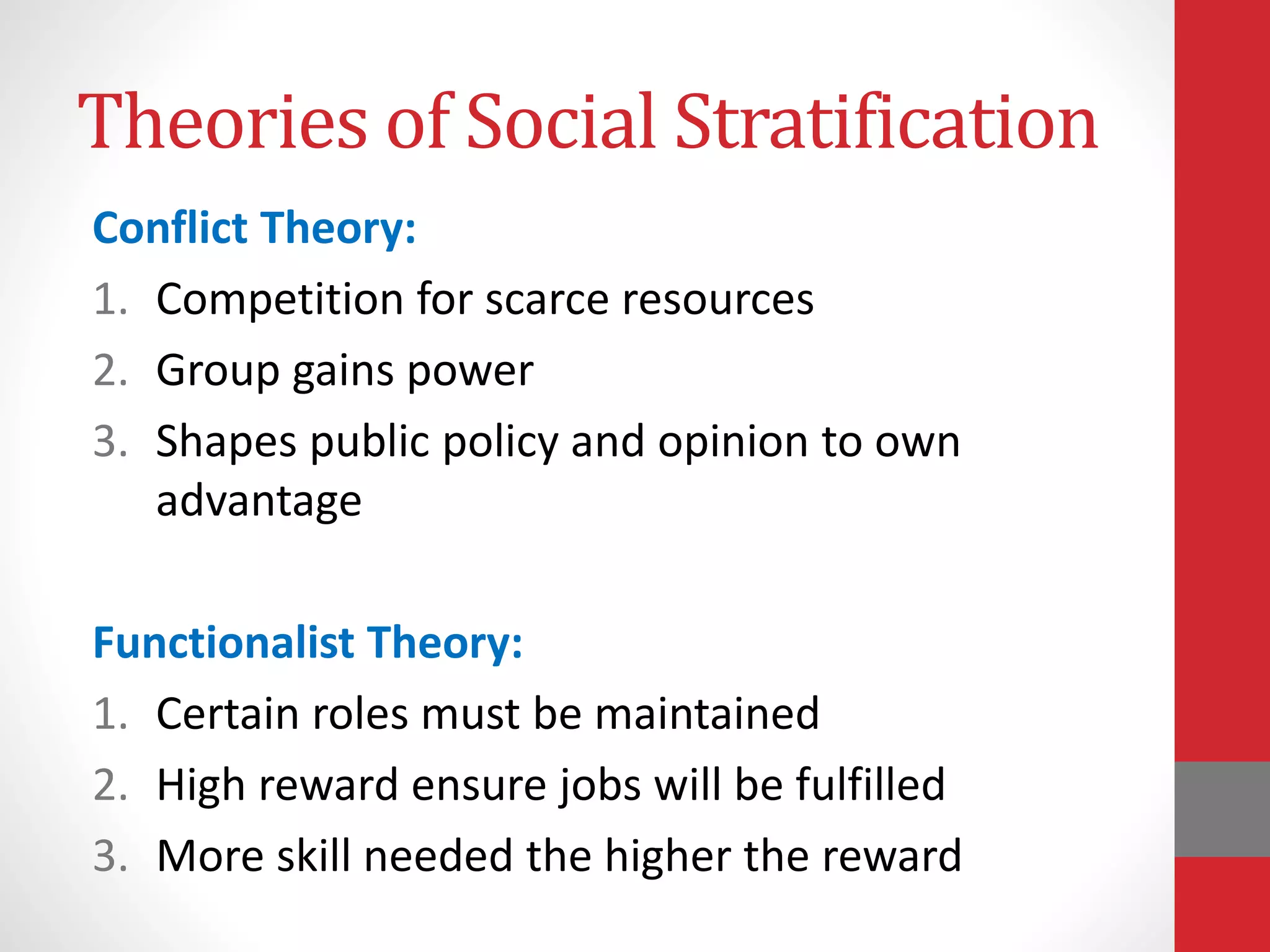Sociology Unit 5 Social Inequality | PPTX